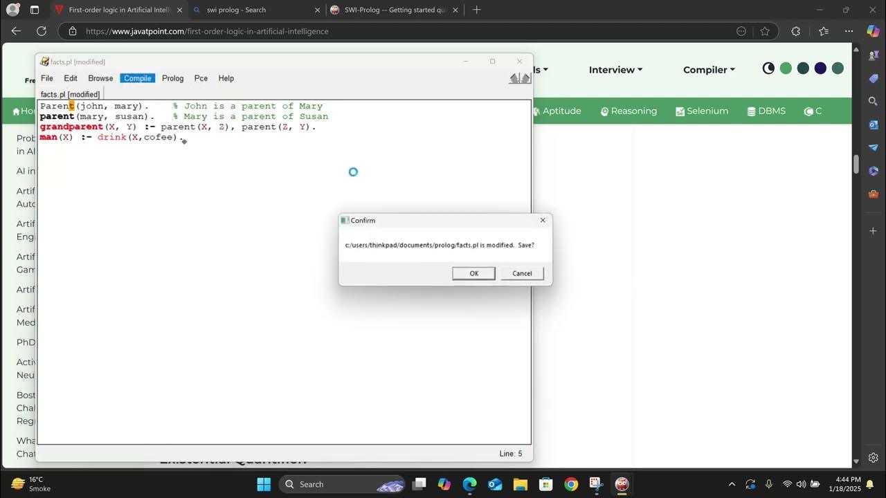 Implement first order logic in Prolog - Part 2 - YouTube