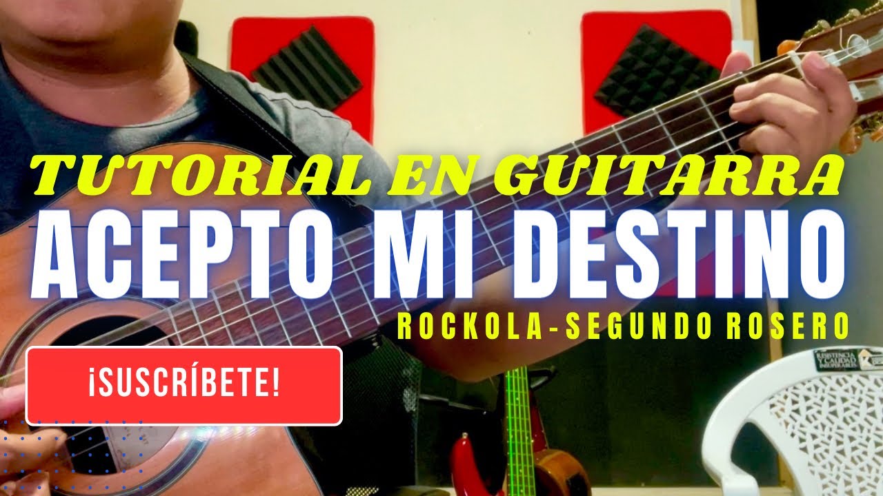 Tutorial ACEPTO MI DESTINO Rockola SEGUNDO ROSERO - YouTube