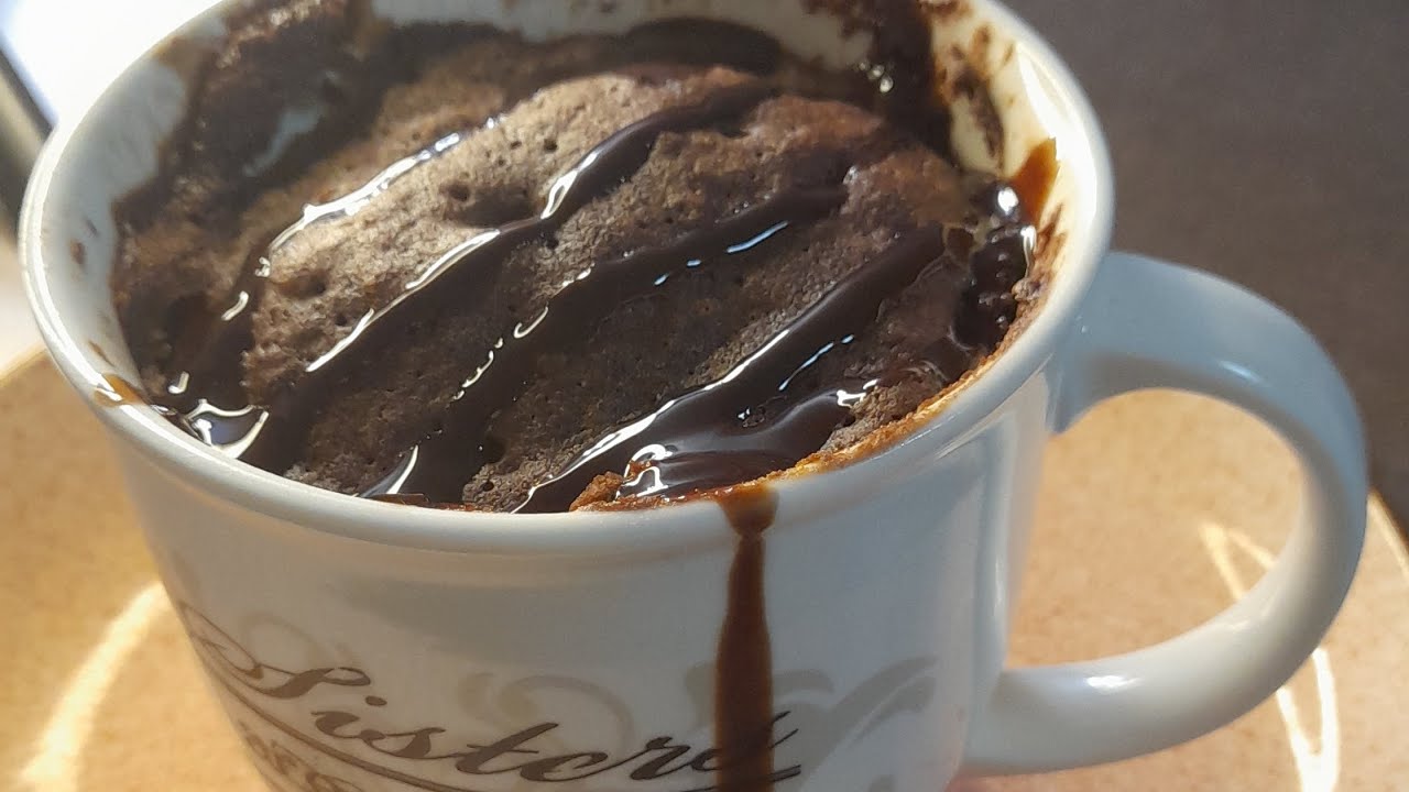 microwave Nesquik chocolate mug cake Quick and Easy - YouTube