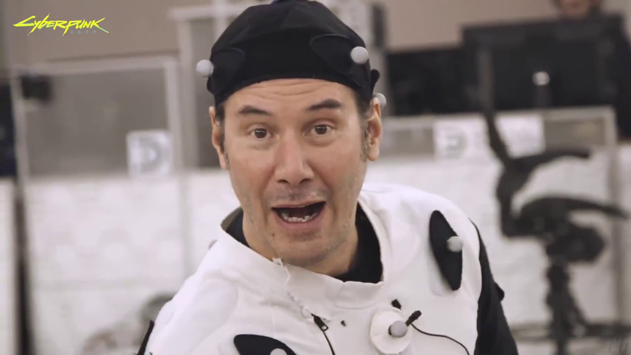 Keanu Reeves Voice Over & Motion Capture in Cyberpunk 2077 - YouTube