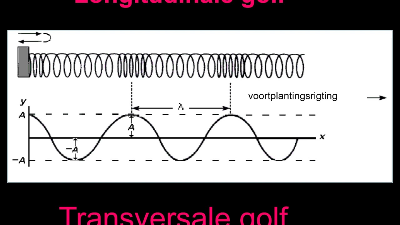 Longitudinale golwe Graad 10 Fisika - YouTube