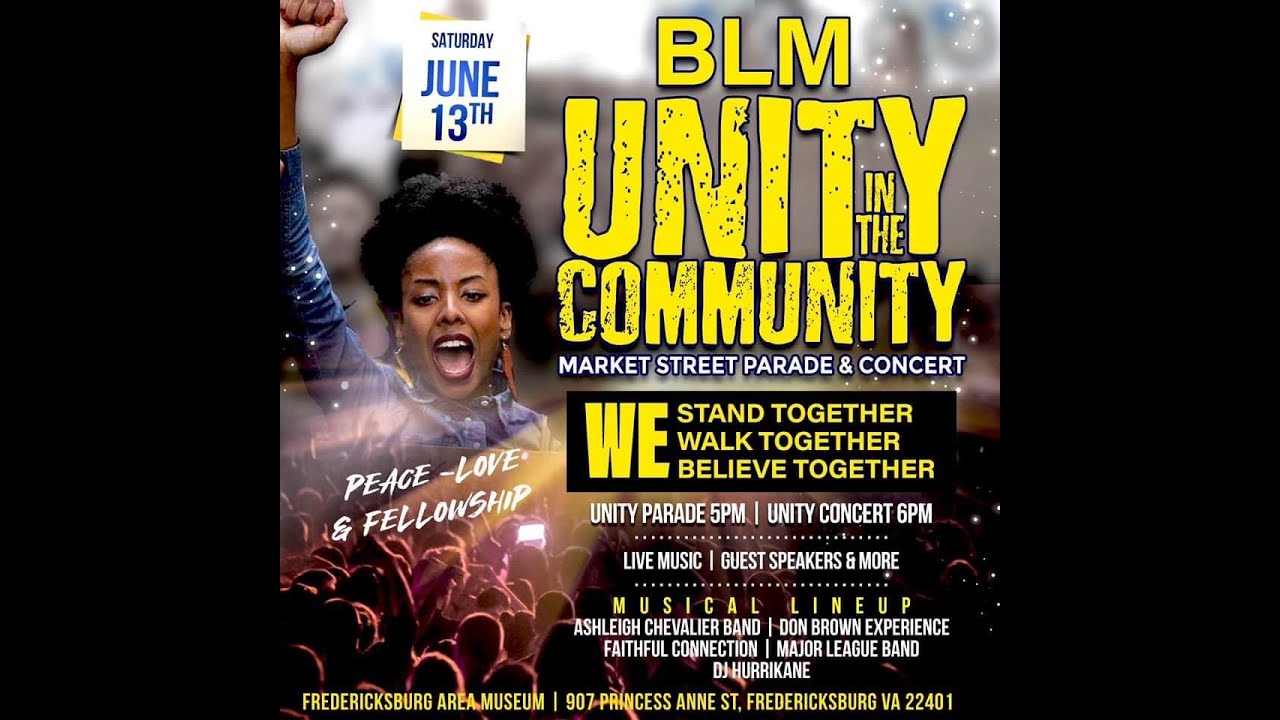 BLM Unity In The Community Concert - YouTube