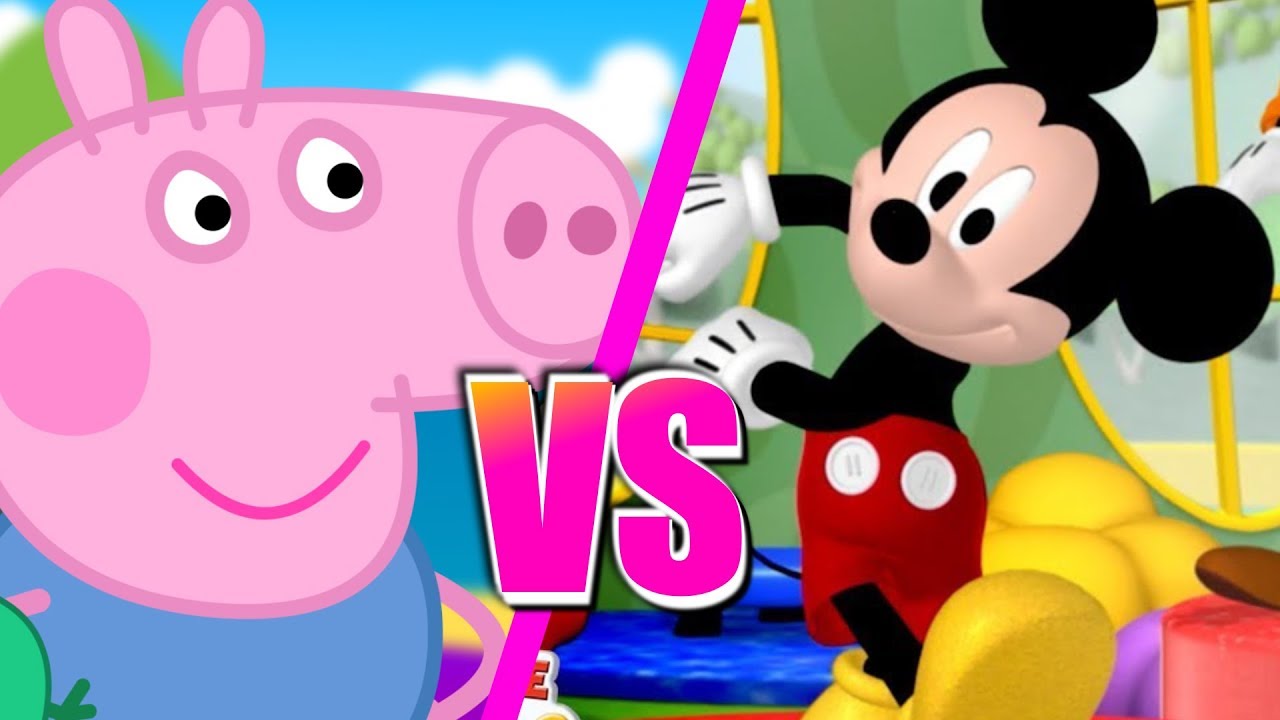 Bebe George vs Mickey Mouse - BATALLAS DE REGGAETON - YouTube