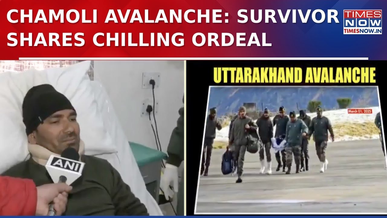 Chamoli Avalanche: Rescue Operations Conclude, Survivor Shares His ...