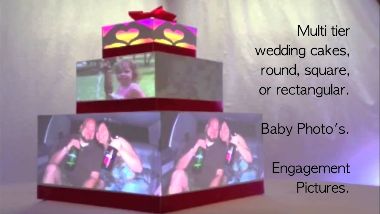 Latest Wedding Trend | Wedding Cake Projection Mapping - YouTube