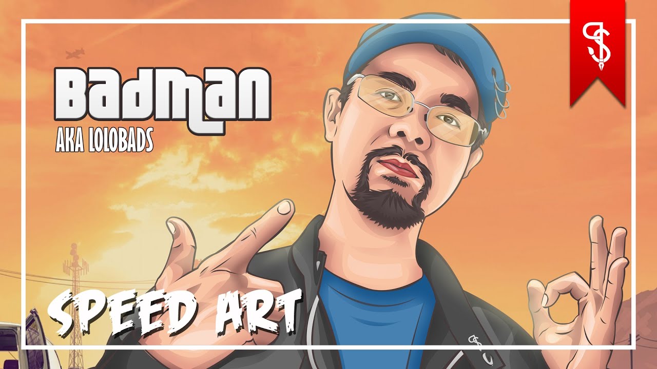 BADMAN VECTOR ART (GTA STYLE) - YouTube