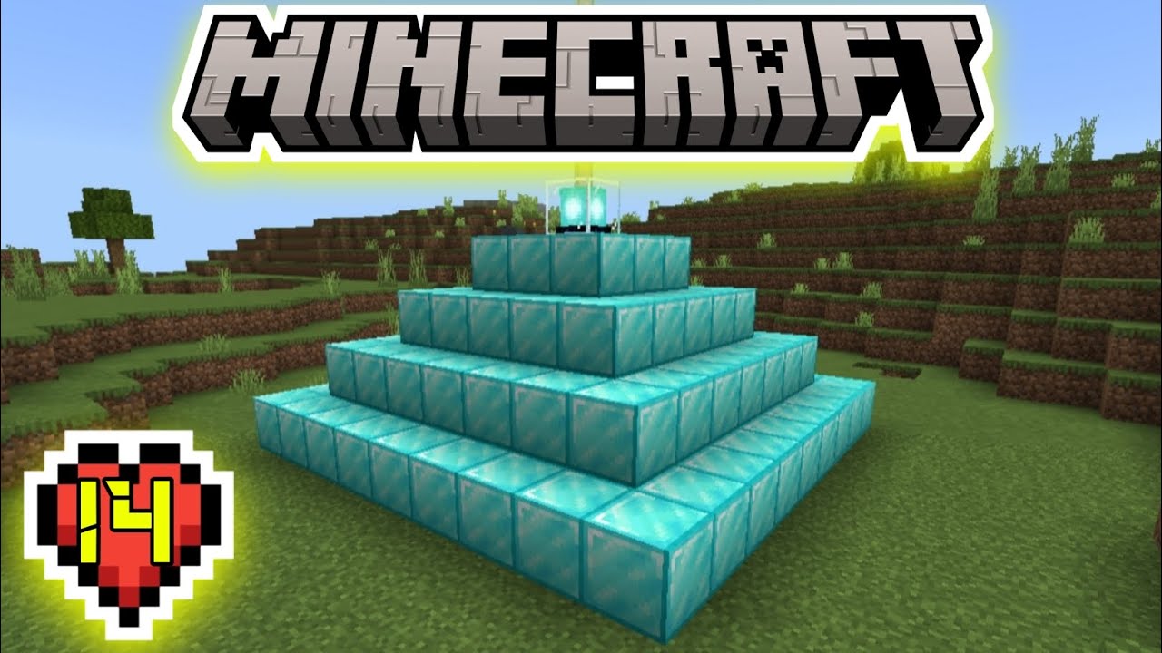 Creating a Powerful DIAMOND BEACON In Minecraft Survival. Part 14 - YouTube