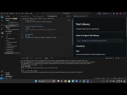 Creating and publishing libraries - Documenting your library - YouTube