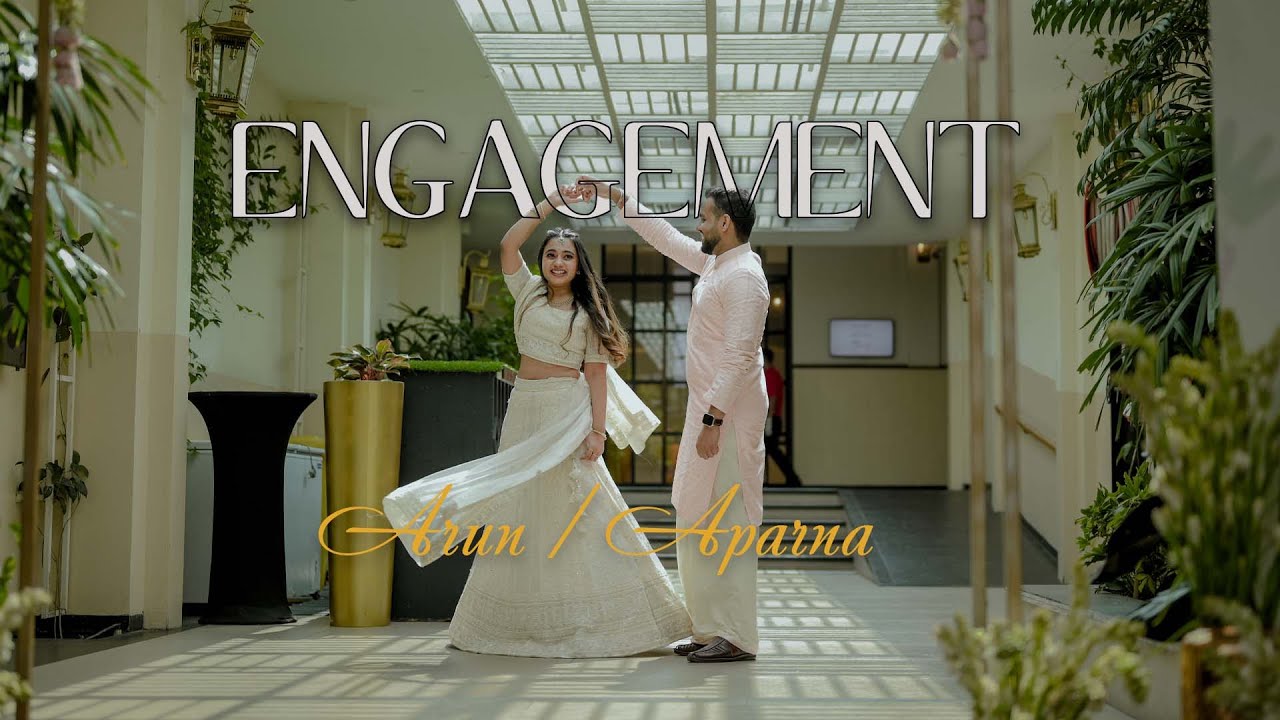 Arun & Aparna Engagement Highlight - YouTube