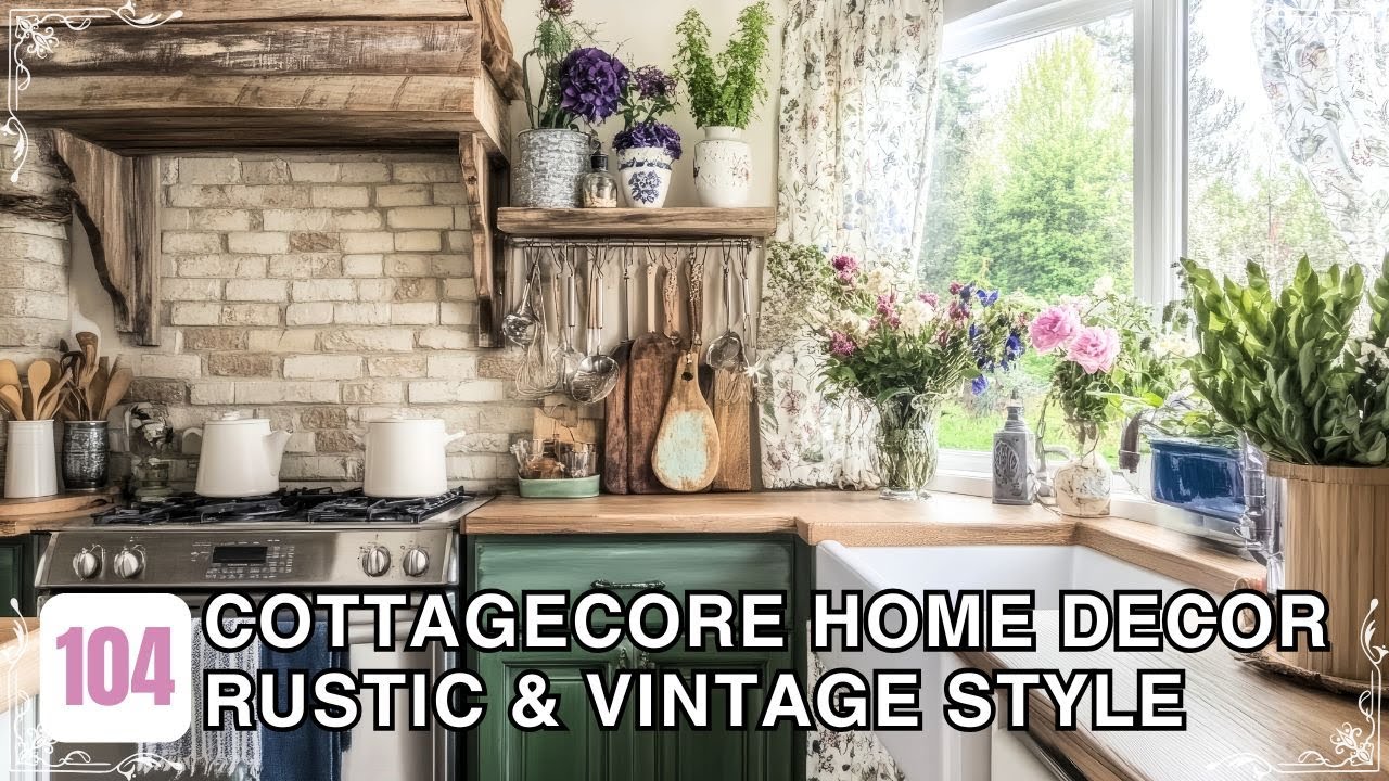 Countryside Cottagecore Home Decor: Rustic & Vintage Styling Tips for a ...