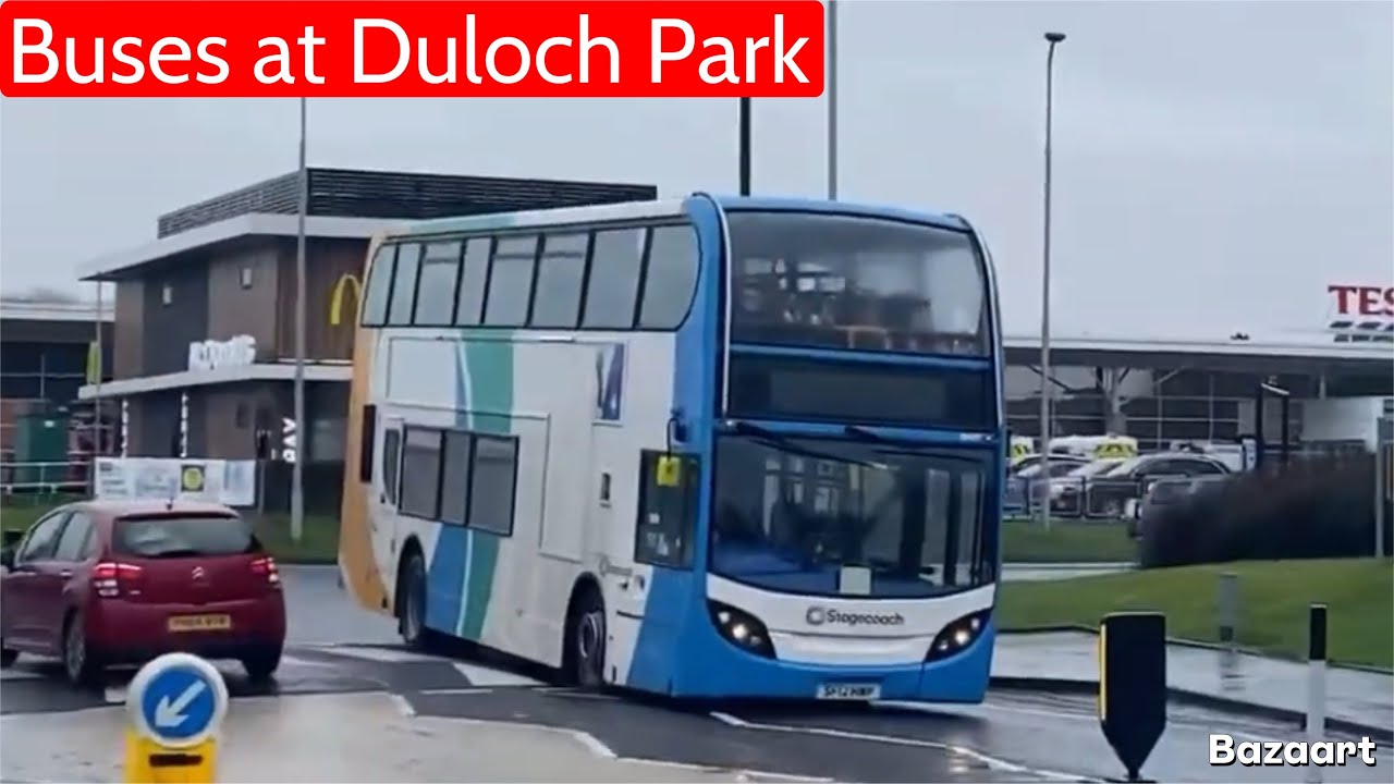 Buses at Duloch Park, Dunfermline - Bus Vlog 15/2/24 - YouTube