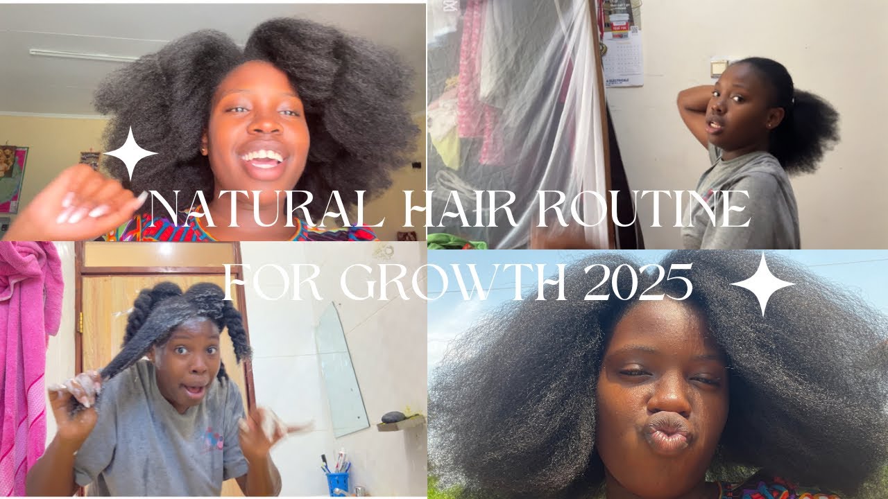 Detailed Natural Hair Routine for Hair Growth 2025 - YouTube