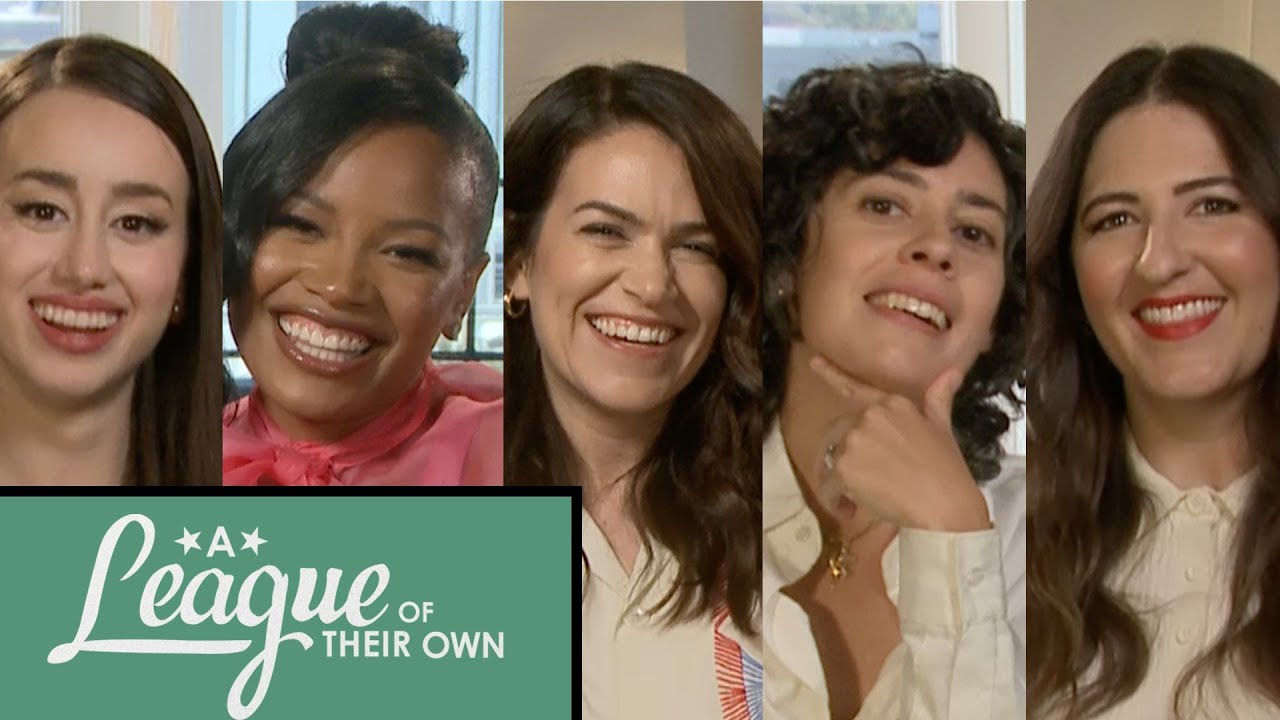 The Cast of A League Of Their Own Plays Who's Who - YouTube