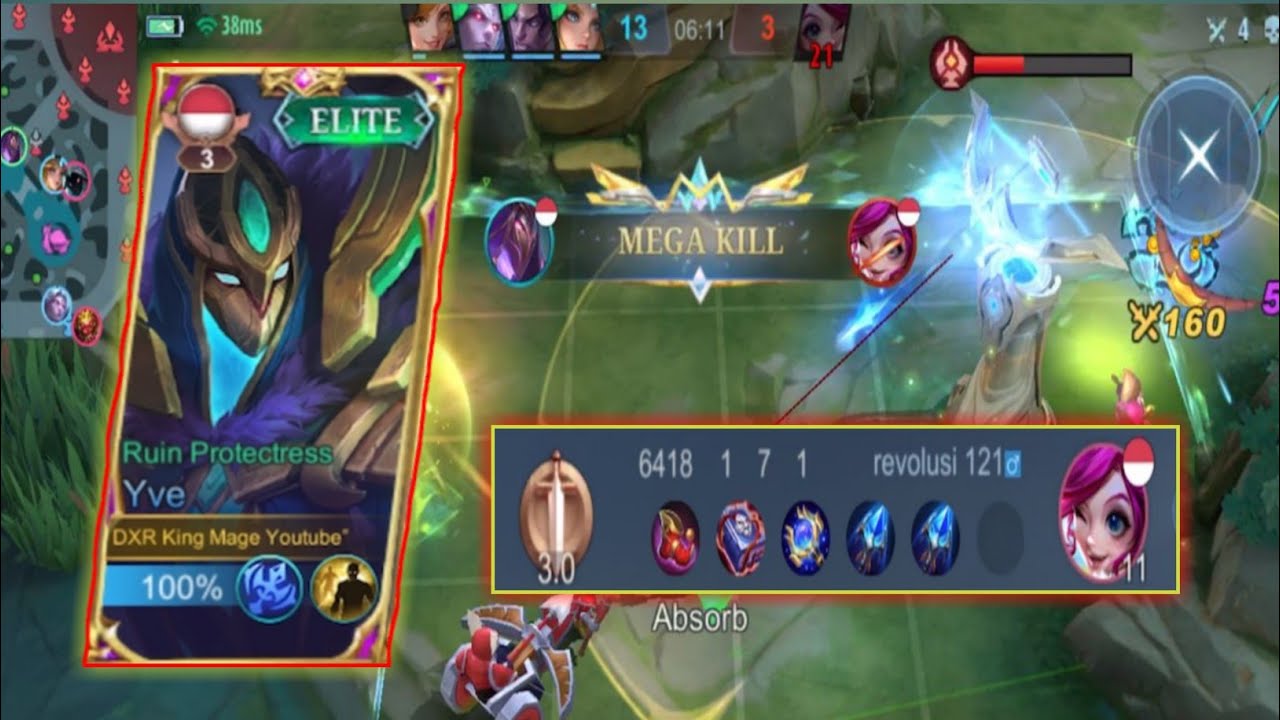 YVE TUTORIAL || How To Counter Hero Mage Nana || Yve Gameplay King Mage ...