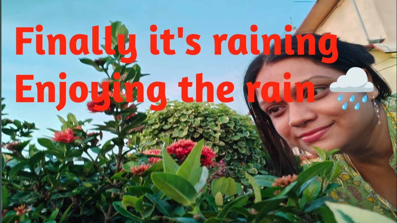 Finally it's raining 🙌 || Enjoying the rain 😁☔#trending #viralvideo # ...