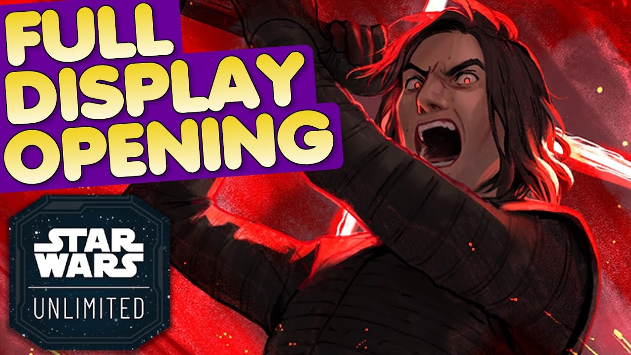 SWU Full Display Opening -2- 🌠 Spark of Rebellion 🌠 STAR WARS UNLIMITED ...