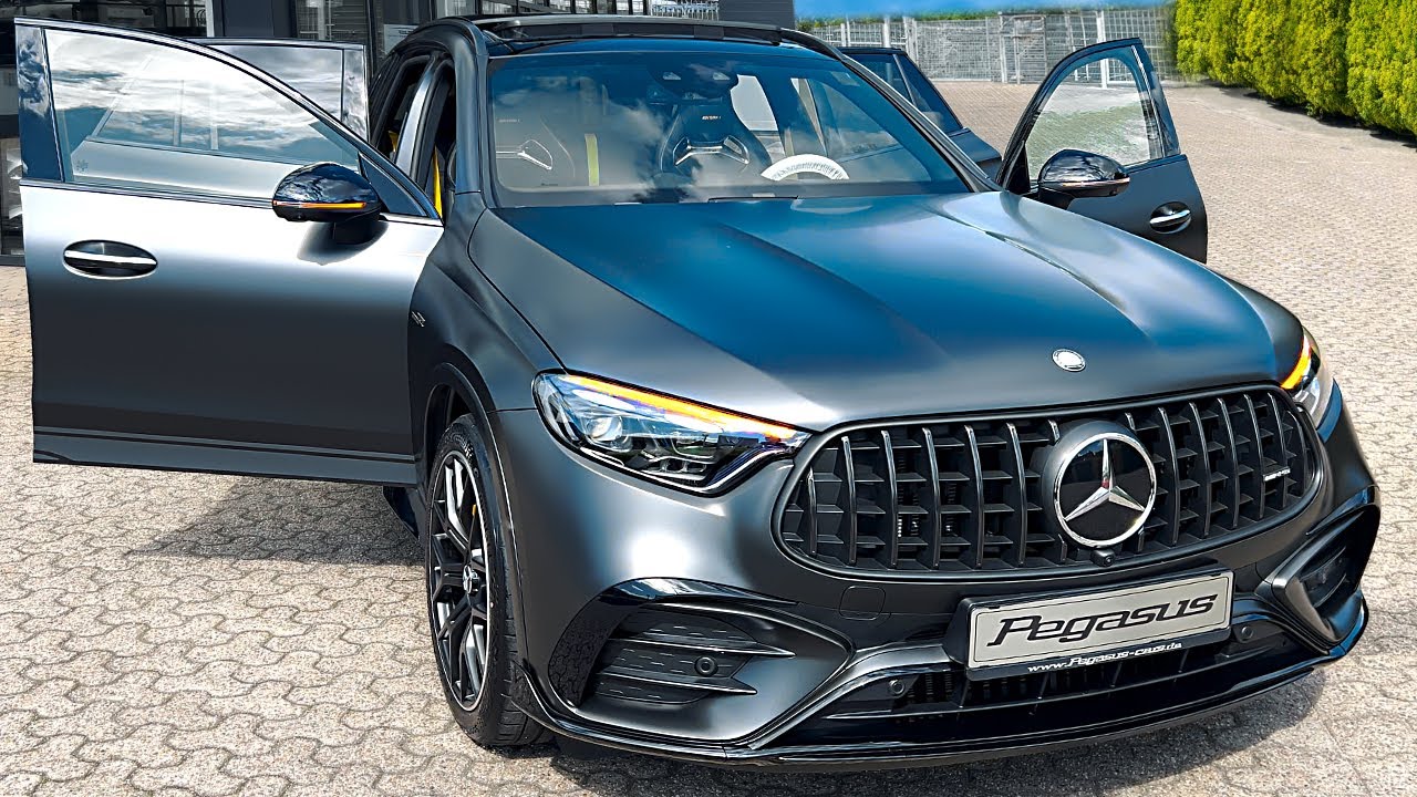 2024 Mercedes AMG GLC 63 S Edition ONE - New Wild SUV in details - YouTube