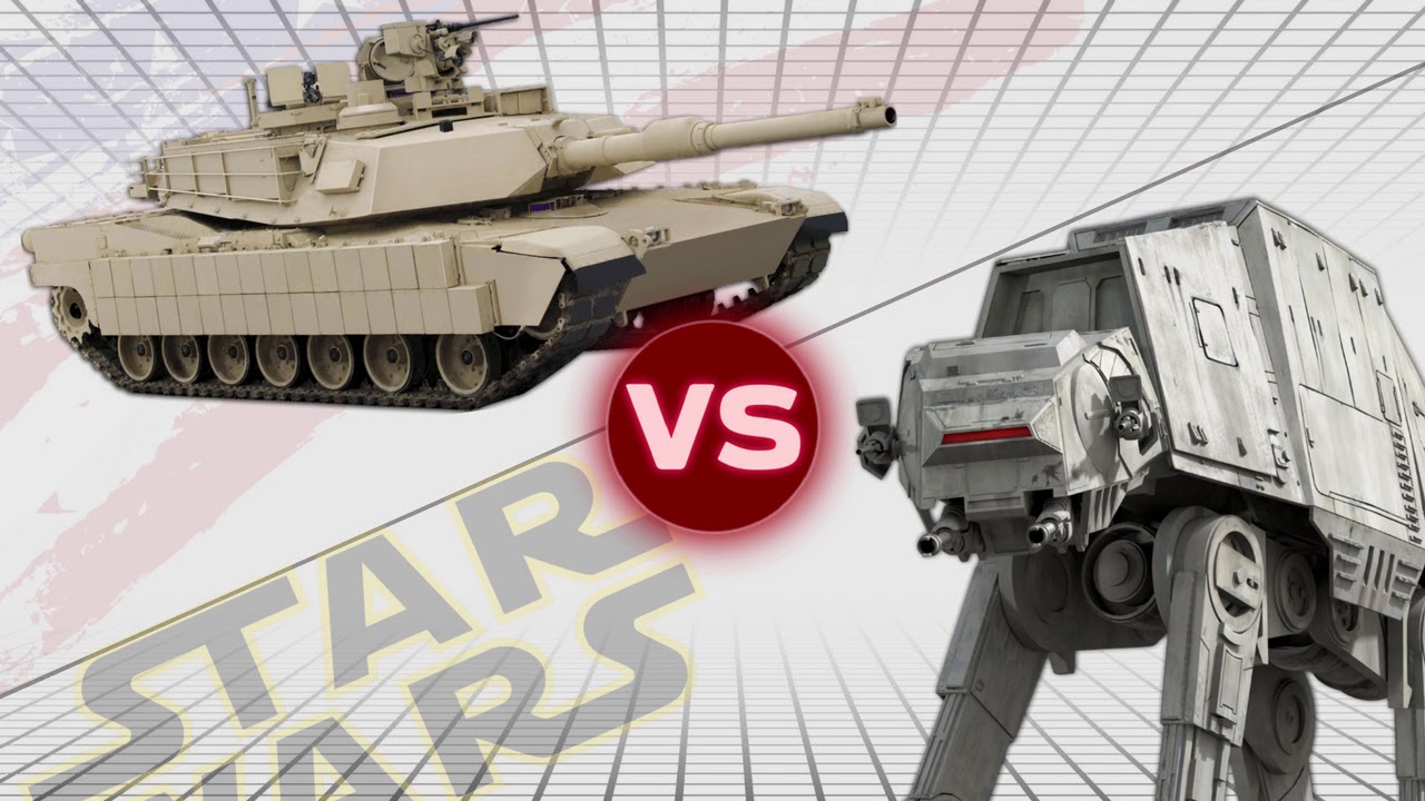 AT-AT vs M1A2 Abrams Tanks (x5) | USA vs Star Wars: Who Would Win ...