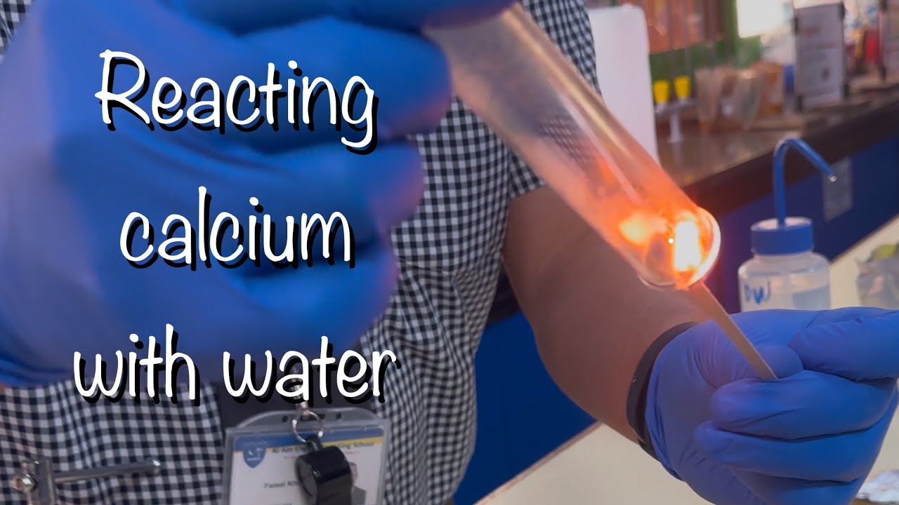Calcium Reacting With Water