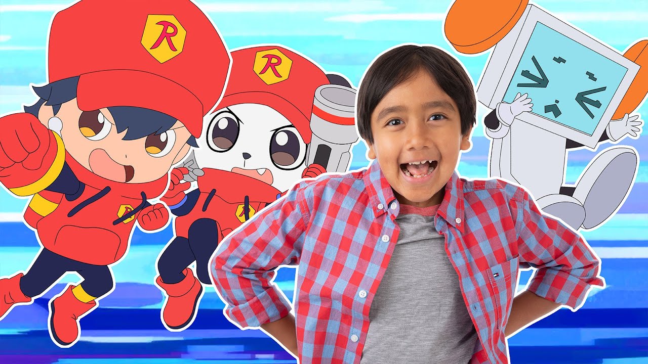 Ryan's Rescue Squad Saves Robot City From FIRE | Animation Episode 1 ...