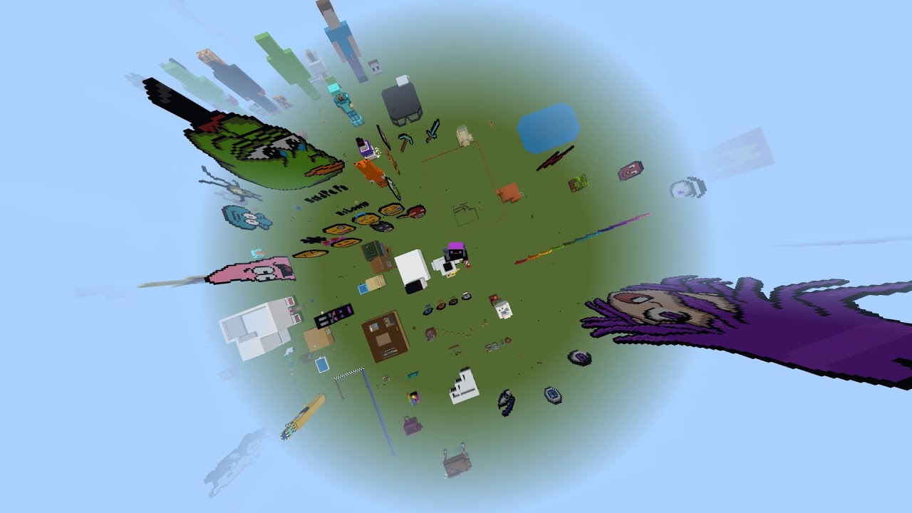 Minecraft creative world tour - YouTube