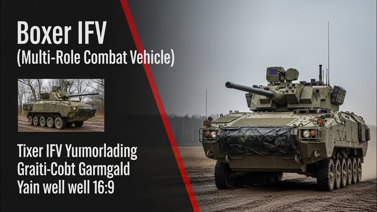 Boxer IFV (Multi-Role Combat Vehicle) - YouTube