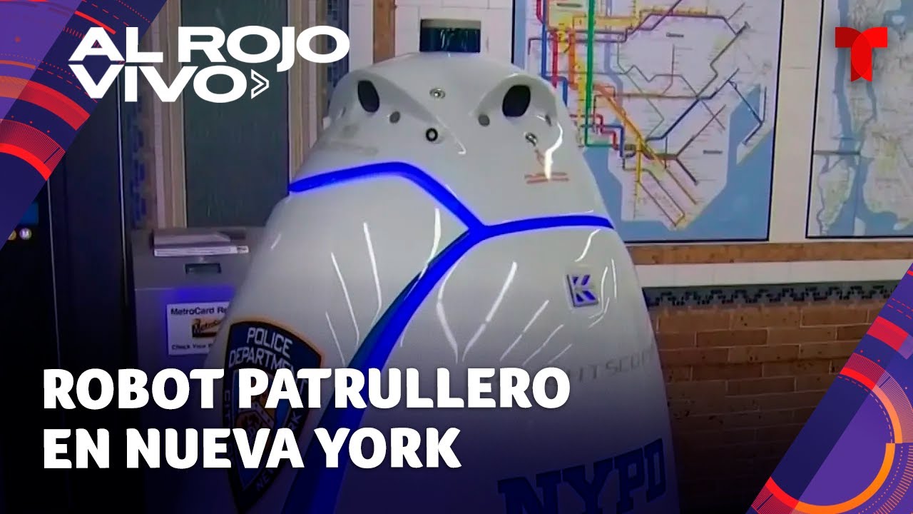 Robot K-5 combatirá el crimen en los metros de Nueva York - YouTube