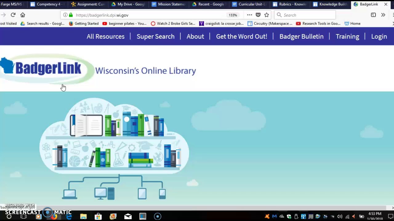 How to use Badgerlink - YouTube