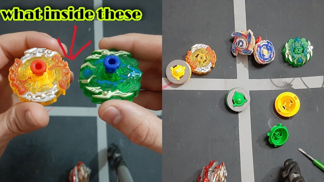 What inside these beyblades / beyblade micros - YouTube