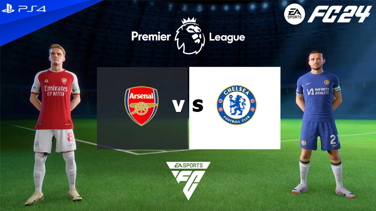 FC 24 PS4 - Arsenal vs Chelsea | Premier League 2023/24 - YouTube