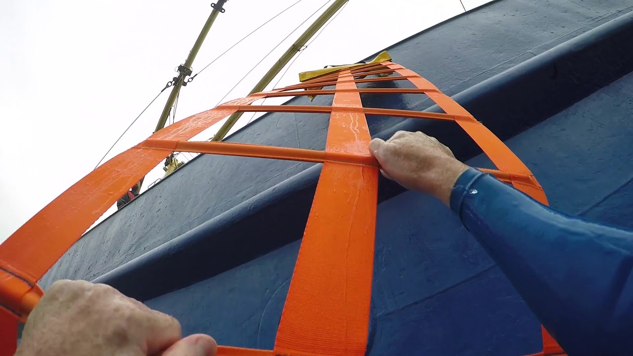 Self Recovery Ladder in use - YouTube