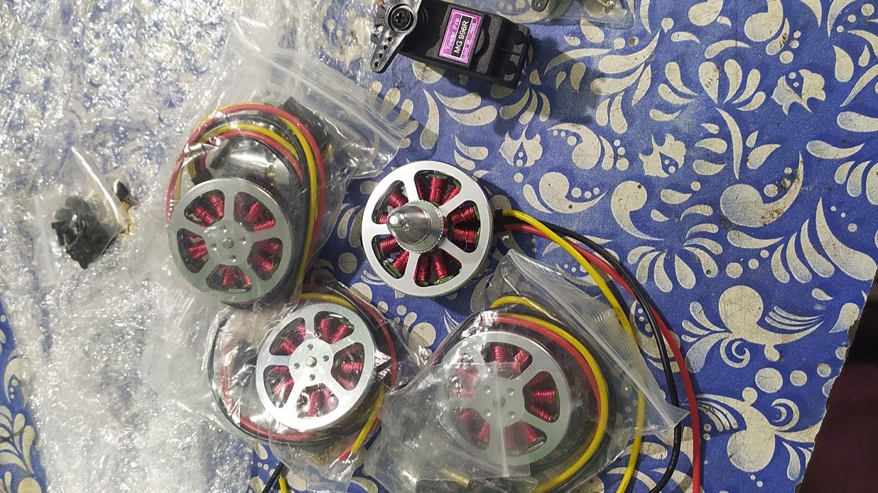 Unboxing 5010 BLDC Motor or 996 servo motor From Big Drone.... - YouTube