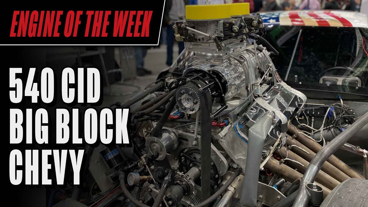Matt Stutzman's 540 cid Supercharged Big Block Chevy Engine - YouTube