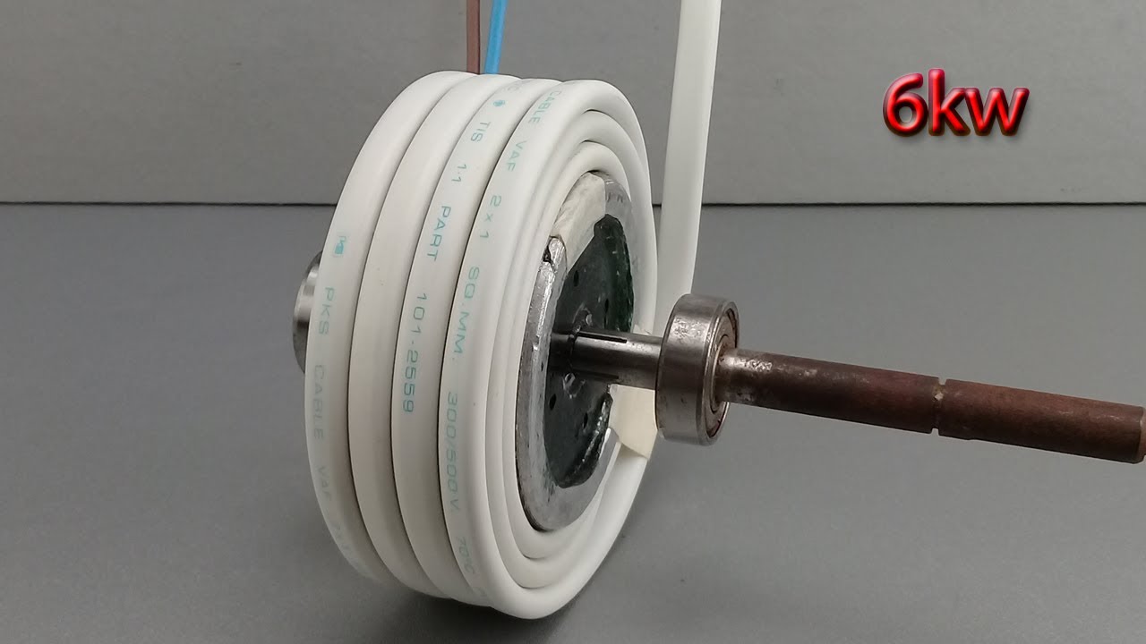 Self Running Free Energy Generator From Fan Tools At Home - YouTube