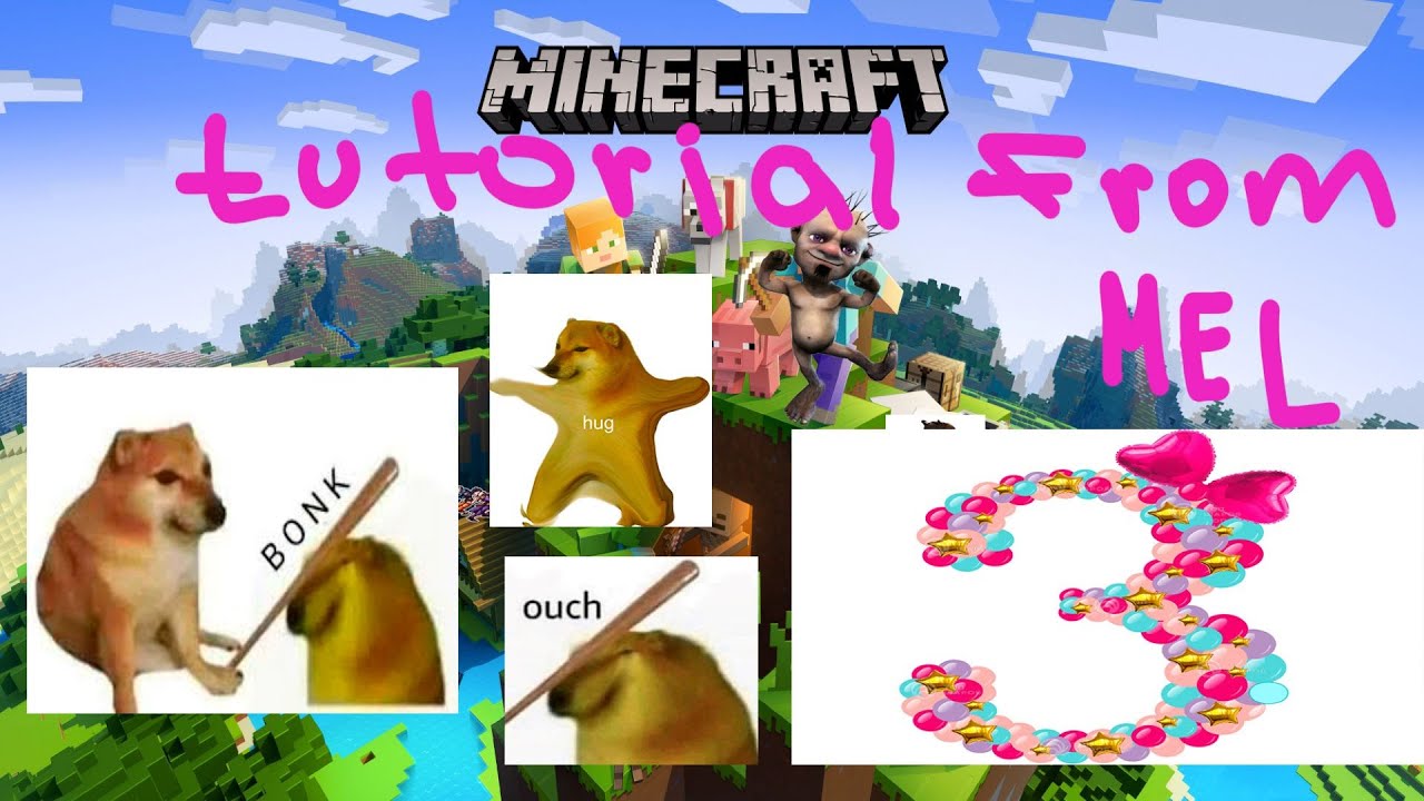 How to break tree and get some wood in minecraft - YouTube