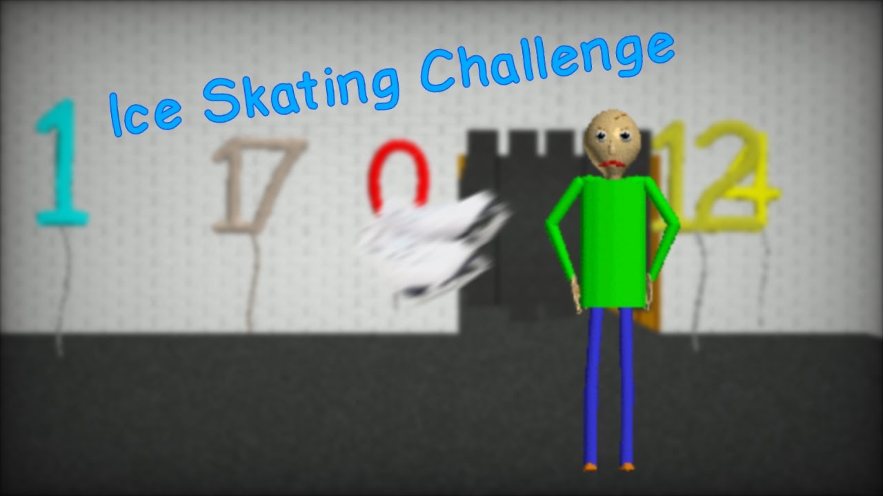 Ice Skating Challenge - Baldi's Basics Plus Custom Level Showcase - YouTube