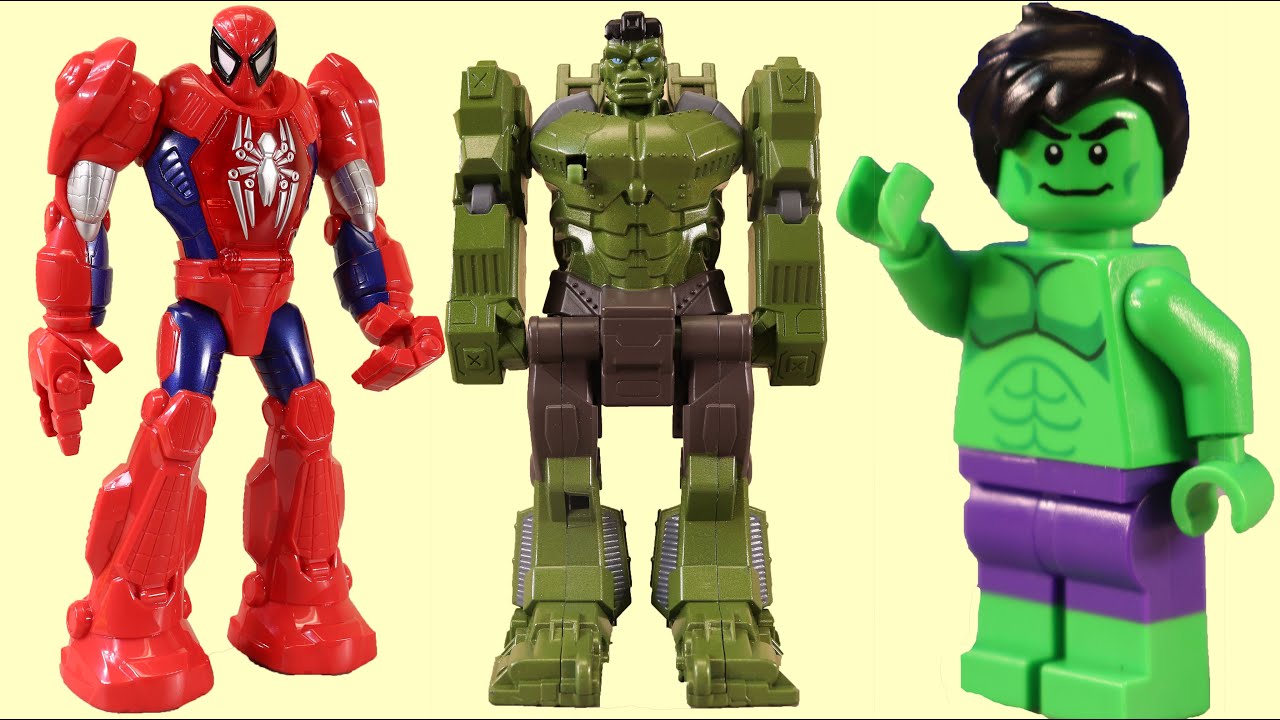 Hulk Family ! Spidey Fixes Robot - Batman Turns Mega Size - Just4fun290 ...