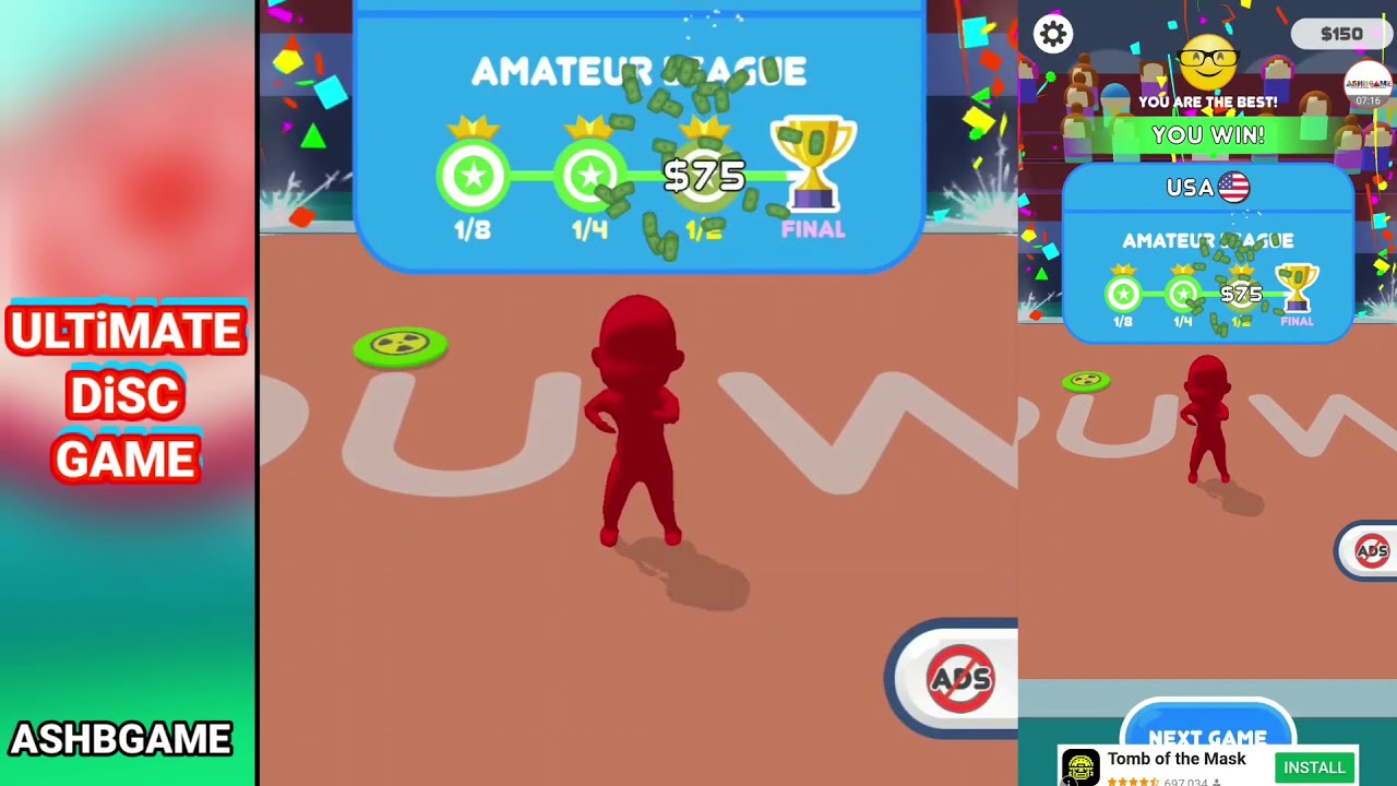 Ultimate Disc Game, FiRST LOOK - YouTube