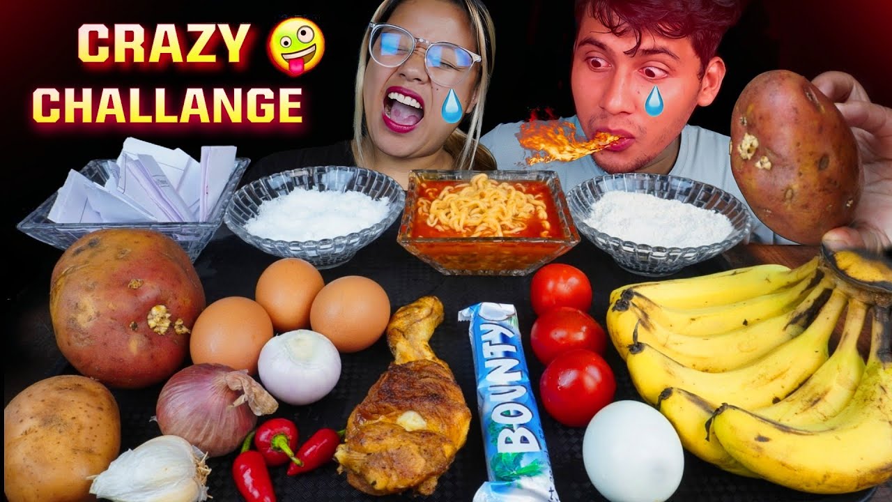Extremely crazy fun Challenge with husband 😂😂|| husband wife eating challenge||funny challenge ...