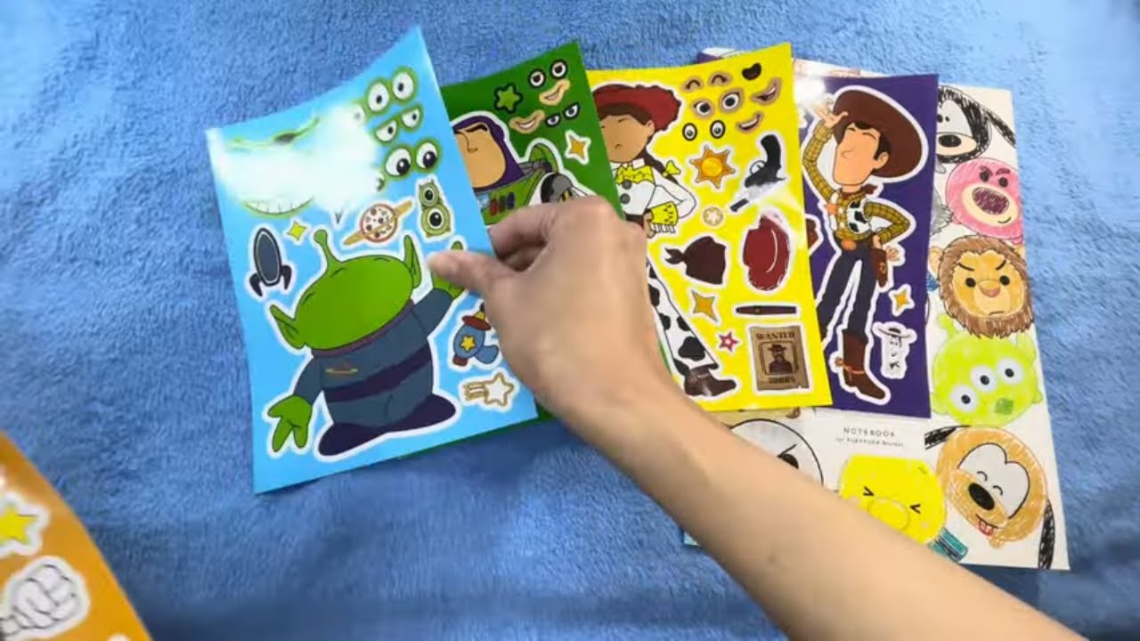Disney Toy Story Sticker ASMR/ Woody Buzzlight year / Jessie ...