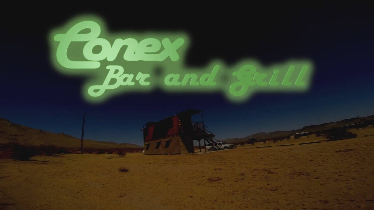 Off Grid Solar on the Conex Bar and Grill - YouTube