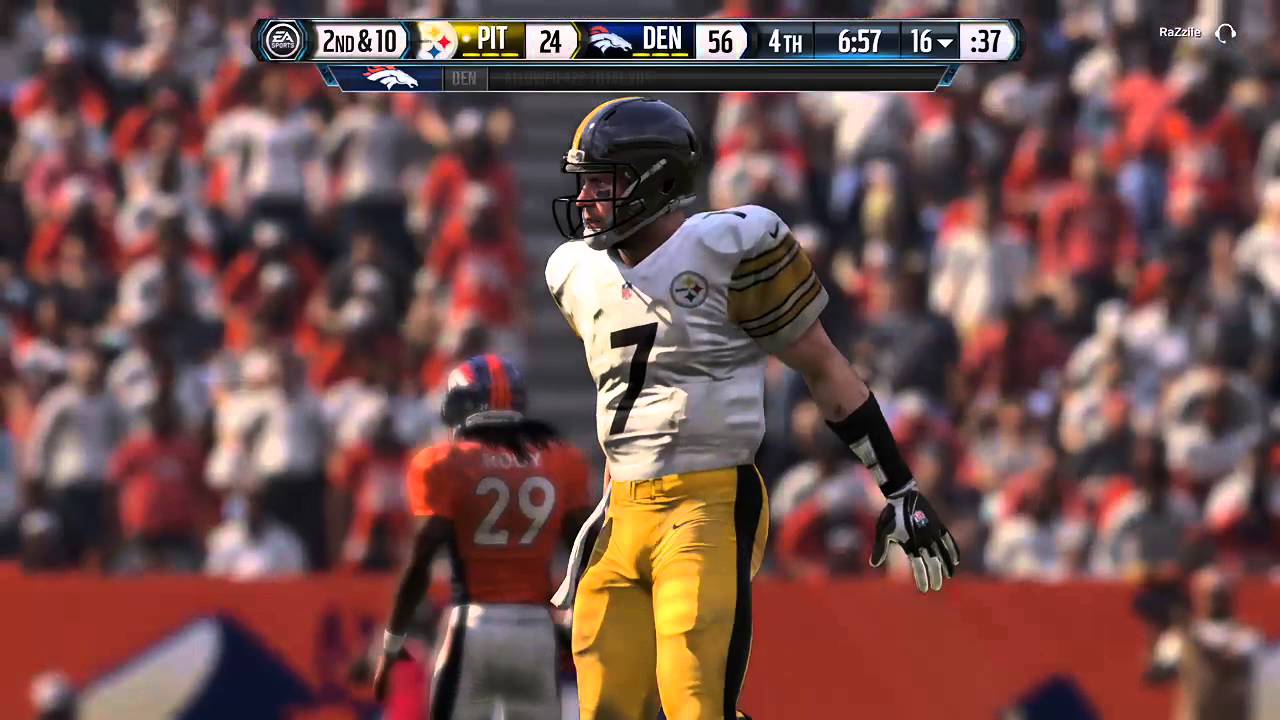 Madden NFL 16 Aqib Talib One Handed Interception From Bryant - YouTube