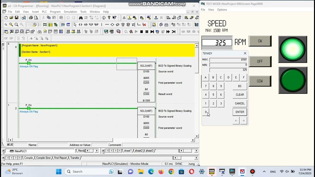 KONTROL KECEPATAN MOTOR 3 PHASE PADA ANALOG INVERTER (VFD) DENGAN PLC ...