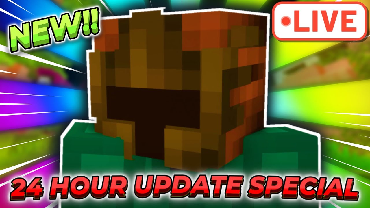 🔴 FORAGING UPDATE IS HERE (24 HOUR STREAM) 🔴 Hypixel SkyBlock LIVE ...