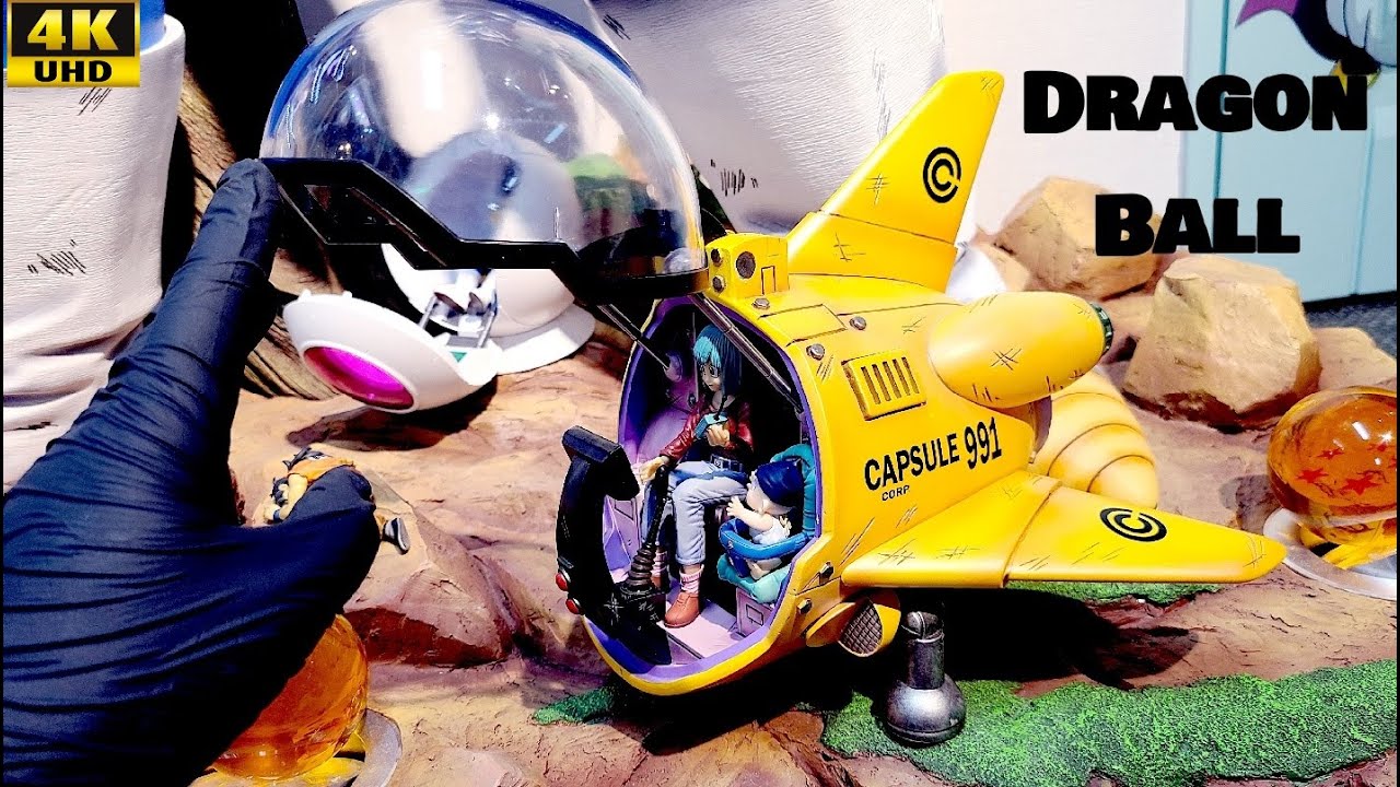 (4K UHD) DRAGON BALL Bulma Capsule 991 Airplan Jacksdo resin - YouTube