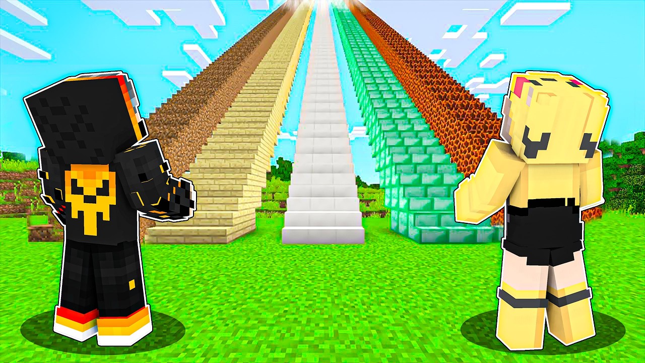 IF YOU CHOOSE THE WRONG STAIR, YOU DIE! - Minecraft - YouTube