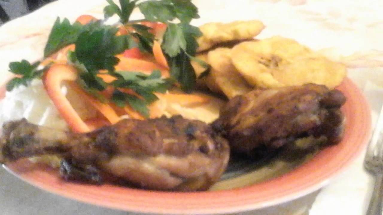 Banane pesé avec rôtis poulets - YouTube