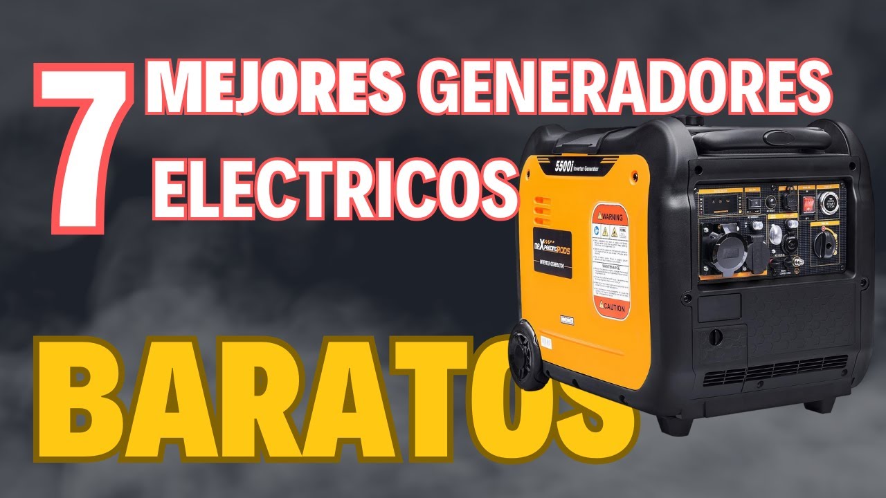🥇 7 MEJORES GENERADORES ELECTRICOS BARATOS CALIDAD PRECIO GENERADORES ...