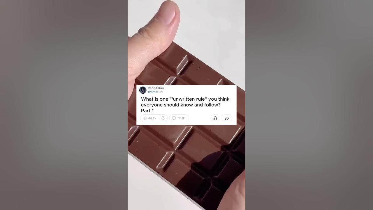 Part1 What is one "unwritten rule" you think everyone should know and follow?#story #reddit ...