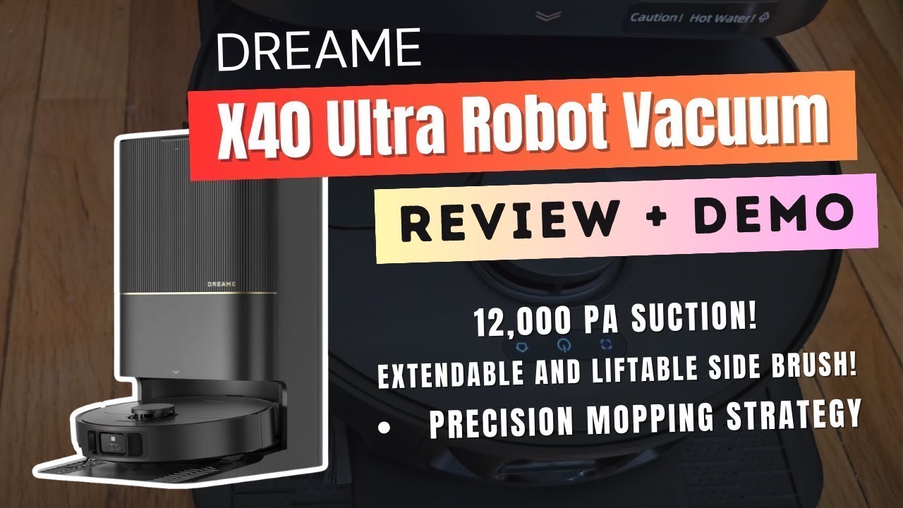 Dreame X40 Ultra Robot Vacuum Review & Demo - YouTube